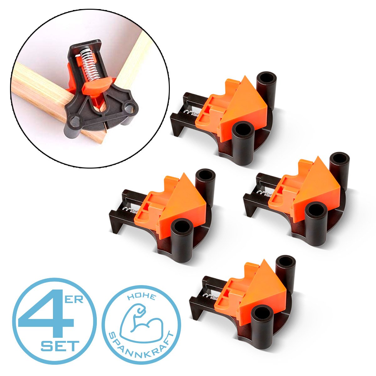 Stahlwerk corner tensioner 4er set 60 ° | 90 ° | 120 ° angle tensioner