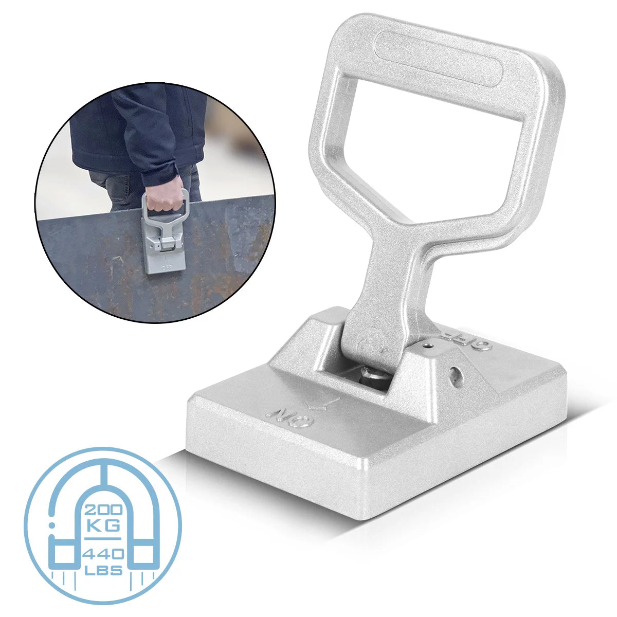 Steelwork of magnetic lifter | Servant with 200 kg load capacity and v