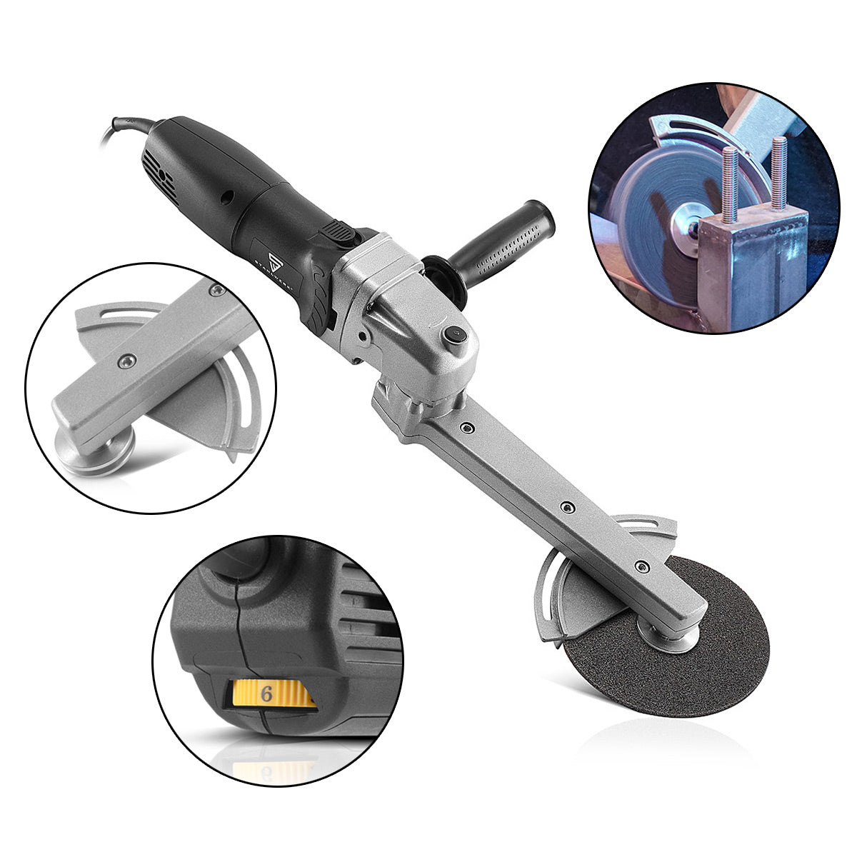 Steelworks KSCHLEFER KS-800 ST / Long neck grinder / angle grinder / g